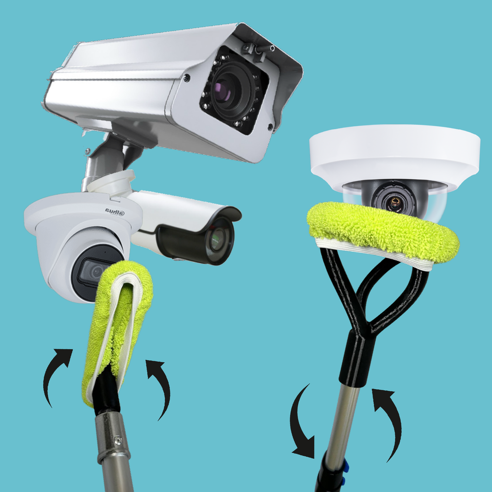 Security Camera Cleaning Pole & CCTV Cleaning Kit | Camera Shine