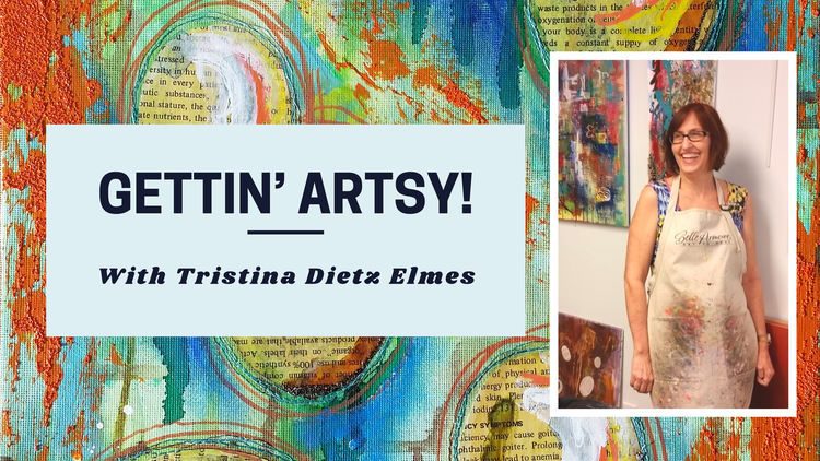 Color Pencil Sea Shells Live Drawing — Tristina Dietz Elmes, Artist