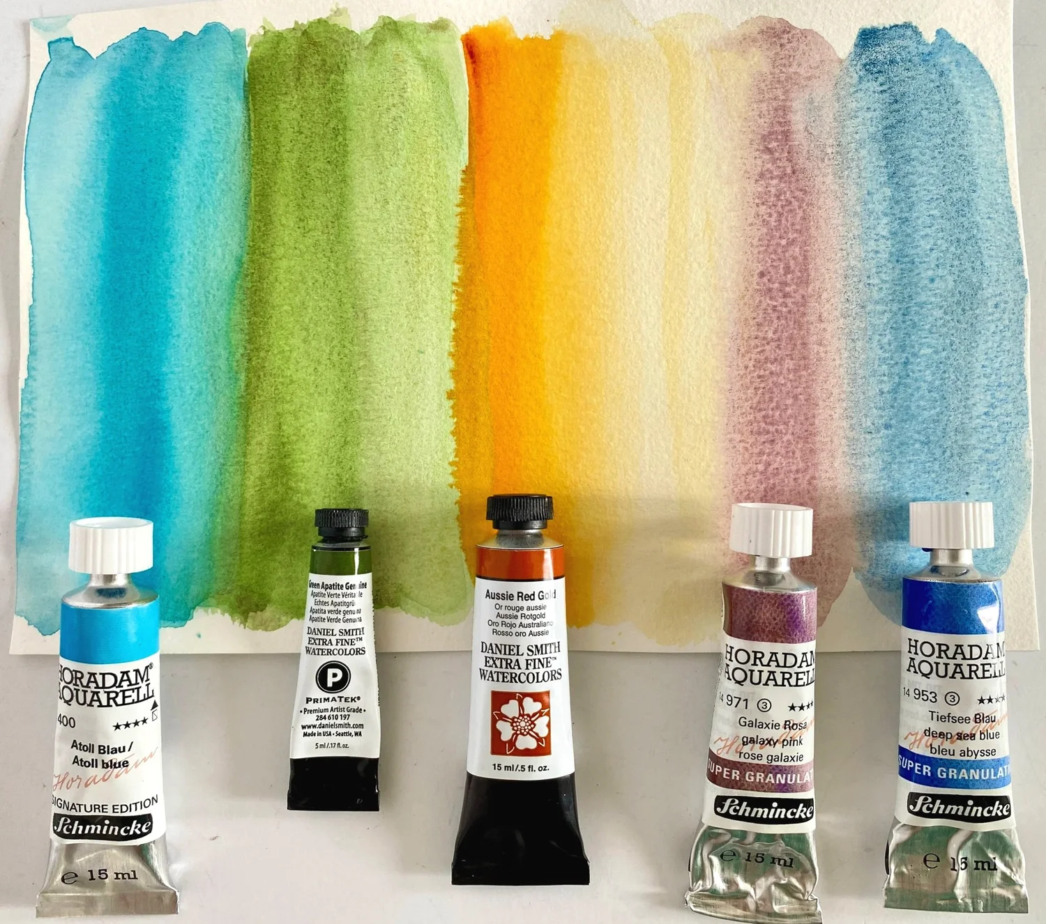 Granulating vs Non-Granulating Watercolor Painting Live — Tristina ...