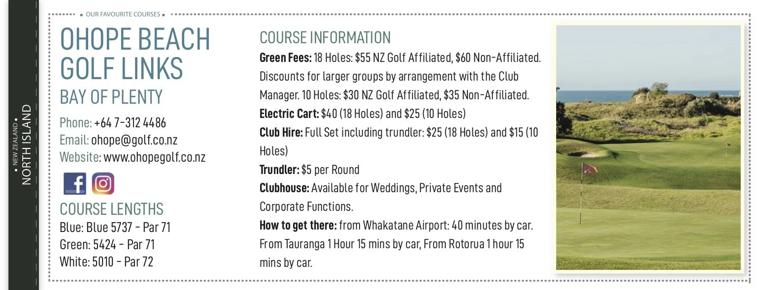 Ohope Beach Golf Links - Our Favourite course -Coastal Gem- Book now ...