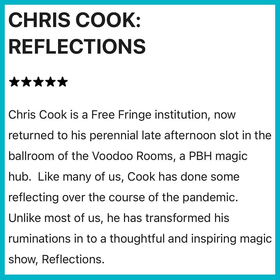 Chris Cook Magic | Magician | Corporate | Weddings