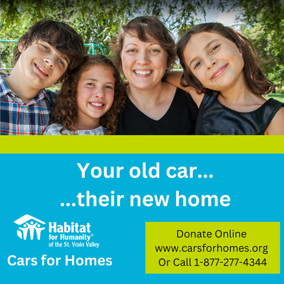 Cars for Homes — Habitat for Humanity of the St. Vrain Valley