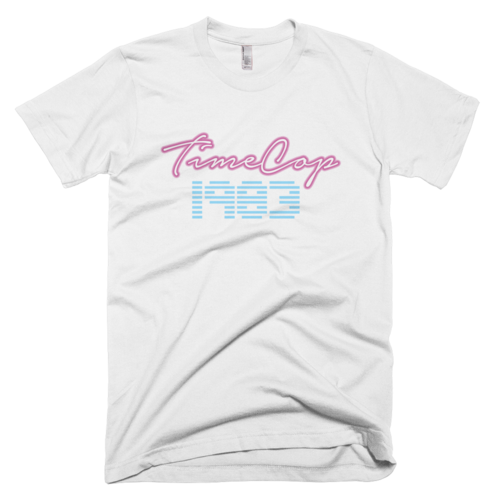 Timecop1983 Logo Tee — Akade Wear | Retrowave Clothing | 80's Themed ...