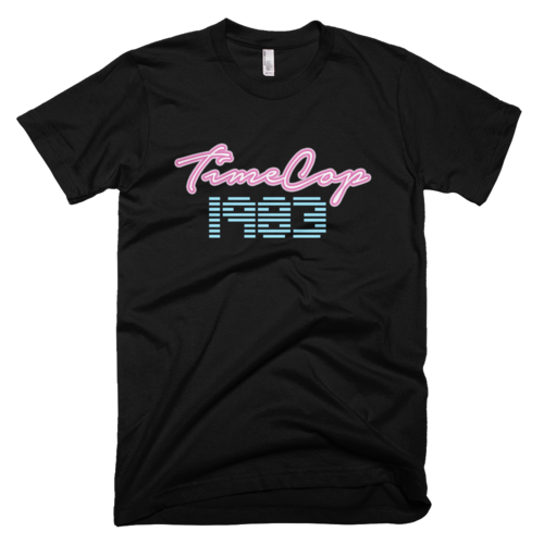 Timecop1983 Logo Tee — Akade Wear | Retrowave Clothing | 80's Themed ...