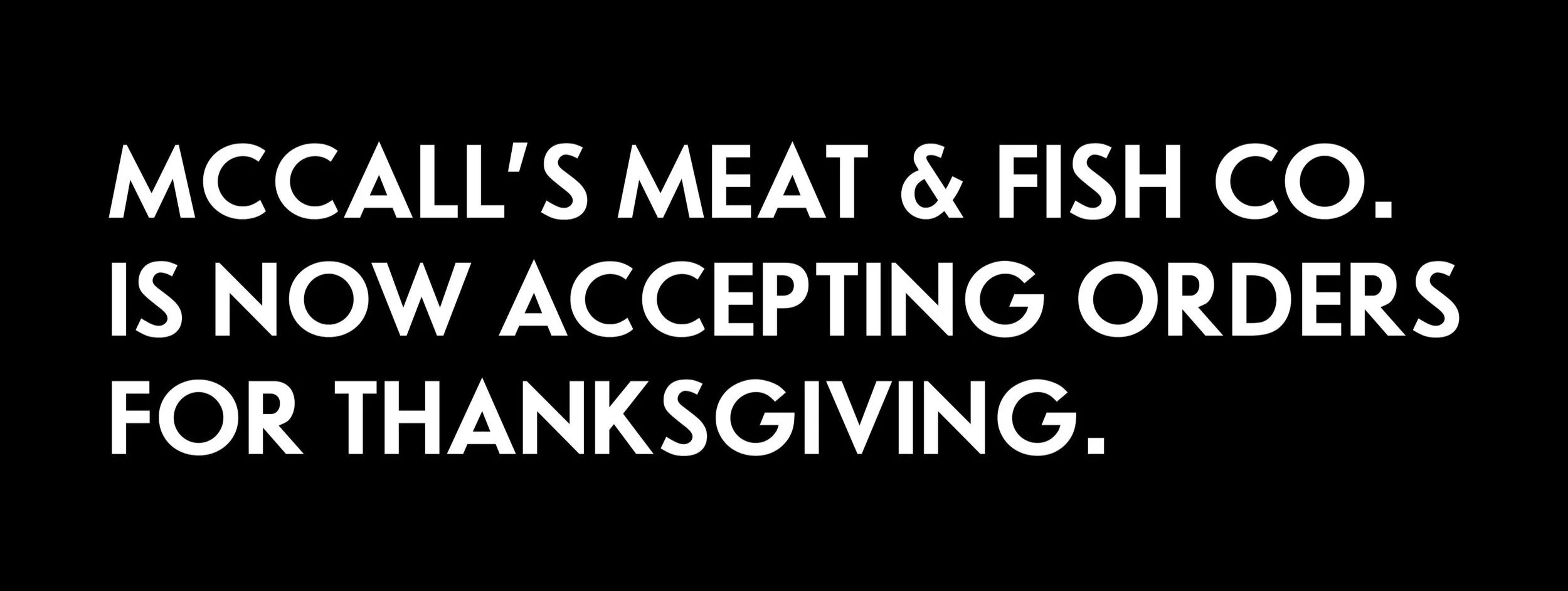 McCall's Meat & Fish Co.