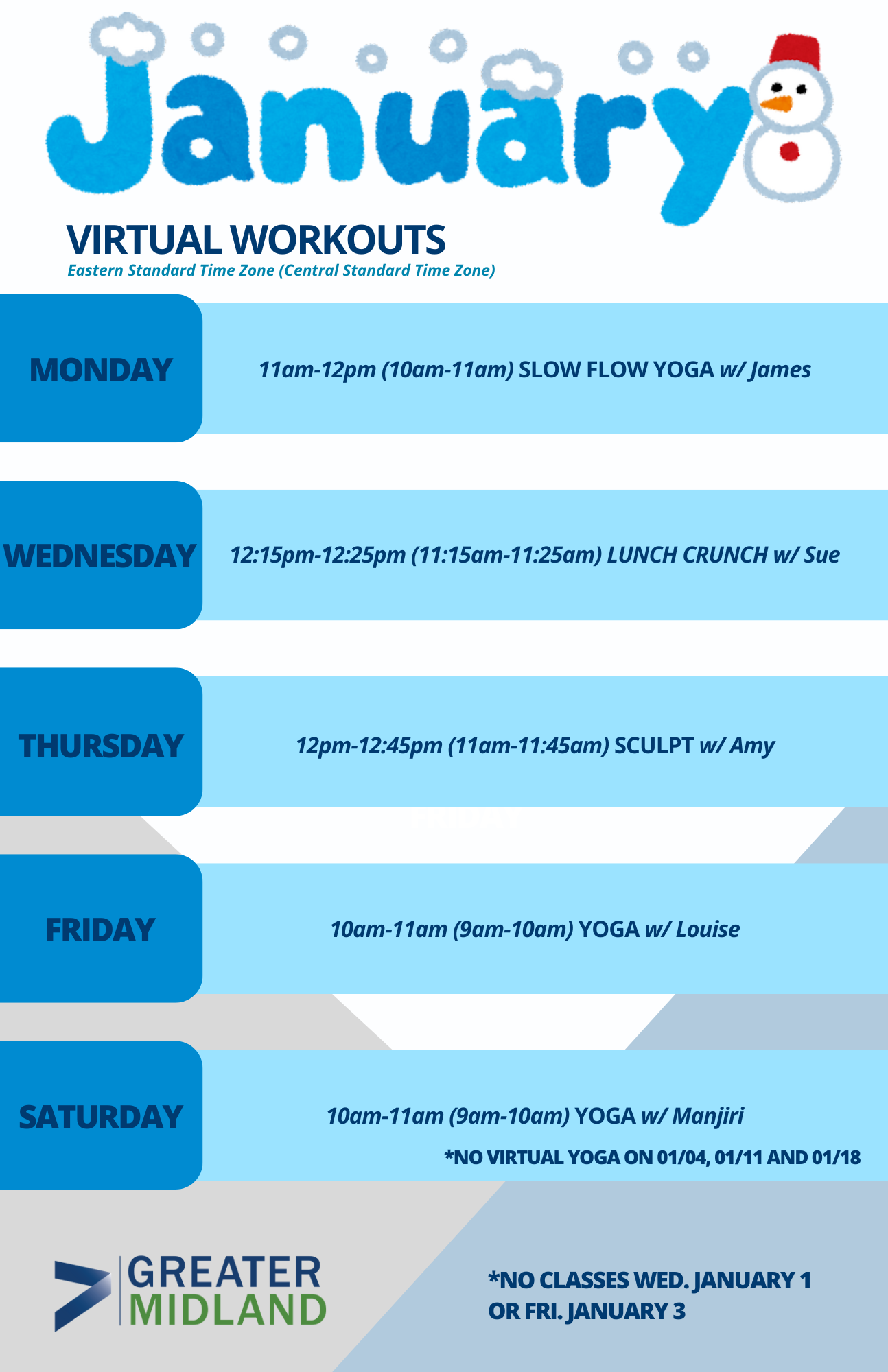 Greater Midland Virtual Wellness - Virtual Fitness Classes & Virtual ...