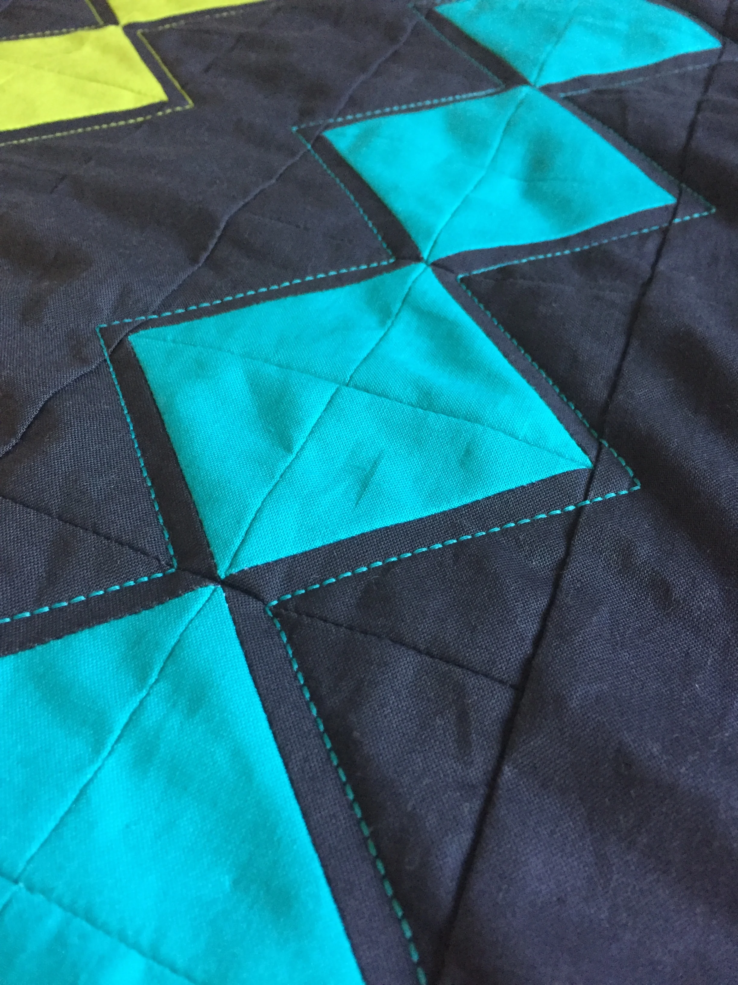Rainbow Contrast Quilt — Online Quilt Courses & Quilt Patterns from The ...