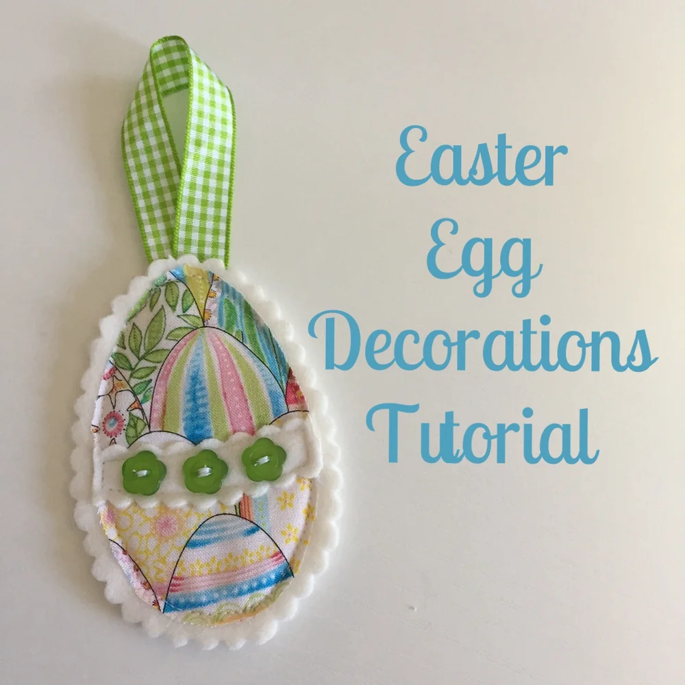 Easter Bunny Bunting and Easter Egg Decorations Tutorial — Online Quilt ...