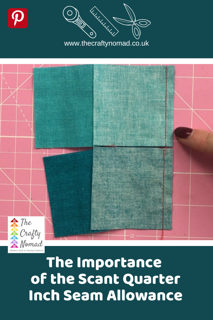 Why the Scant Quarter Inch Seam Allowance is SO important in Patchwork ...