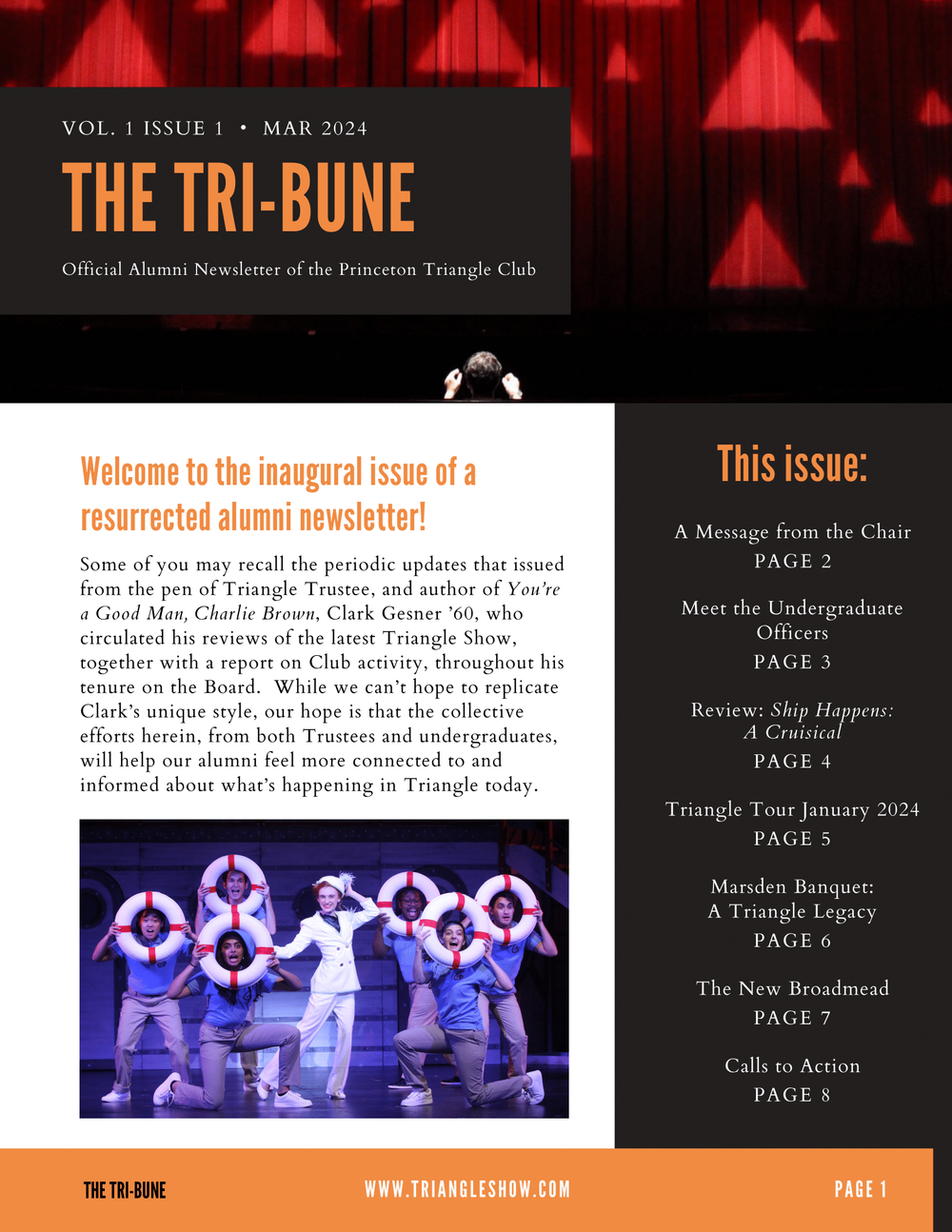 Newsletter — The Princeton Triangle Club