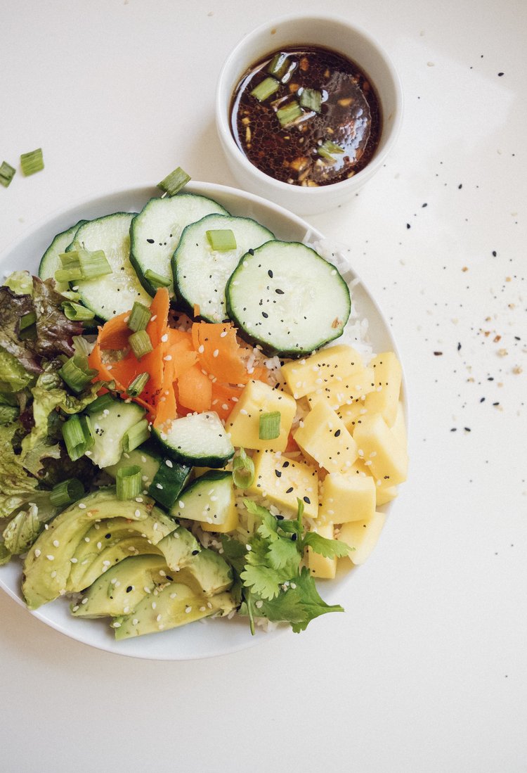 Vegan Poke Bowl with Spicy Shoyu Sauce — Project Sunny