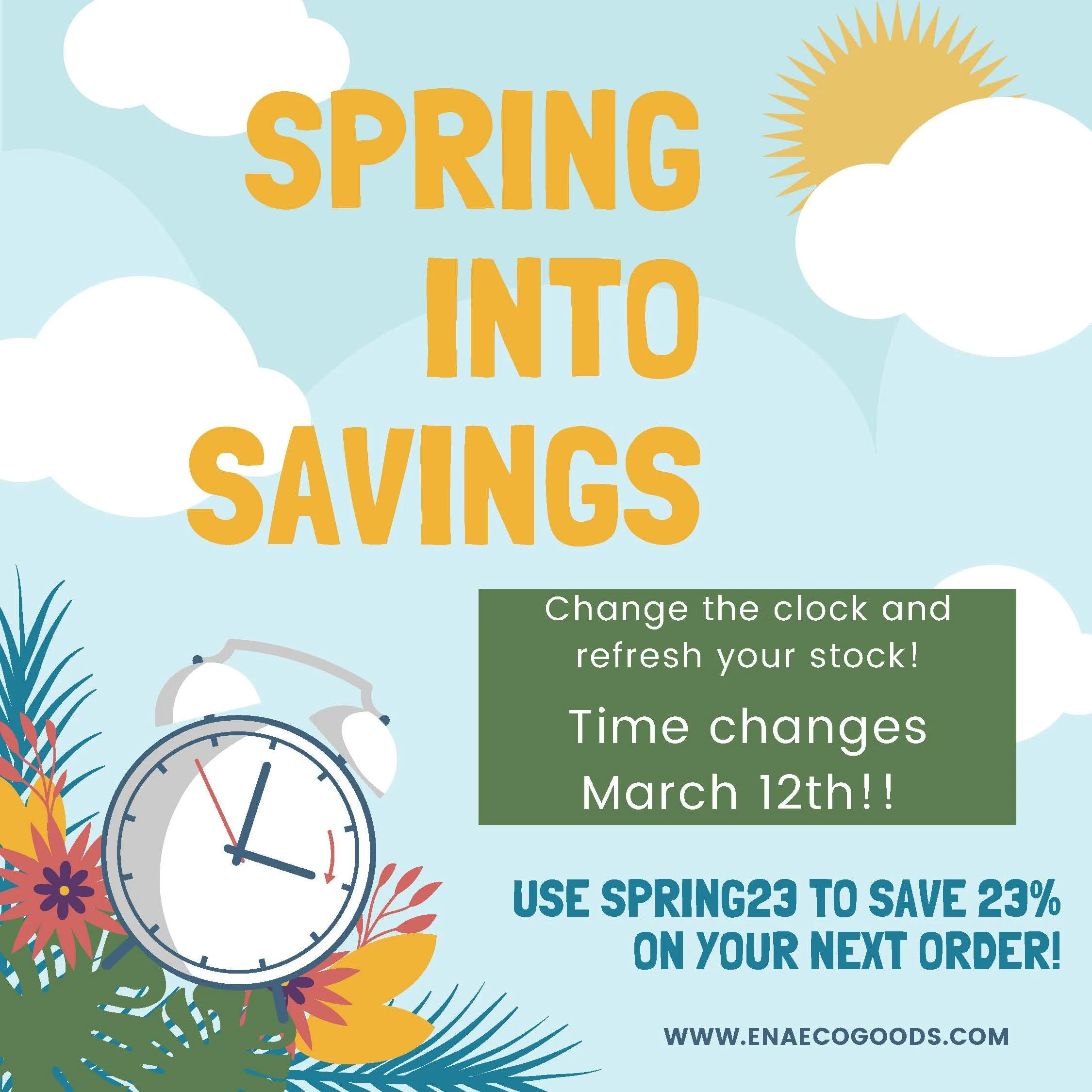 Spring into Action - Time for Spring Preparation — Earth's Natural ...