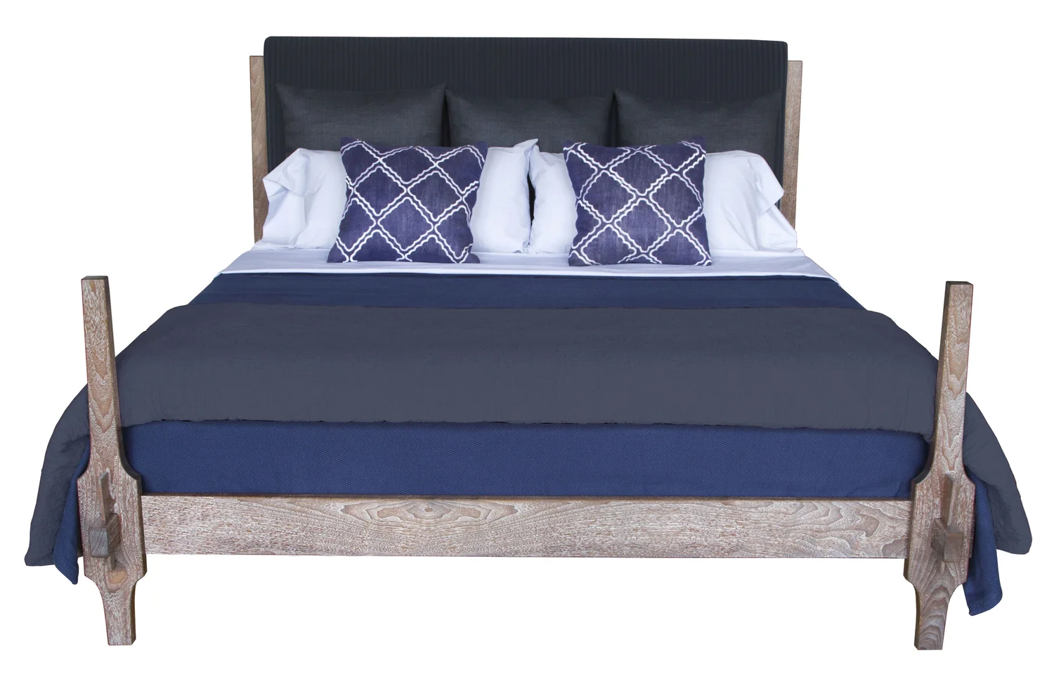 Greydon Bed — Campaign Platform Bed with Through-Tenon Joinery ...