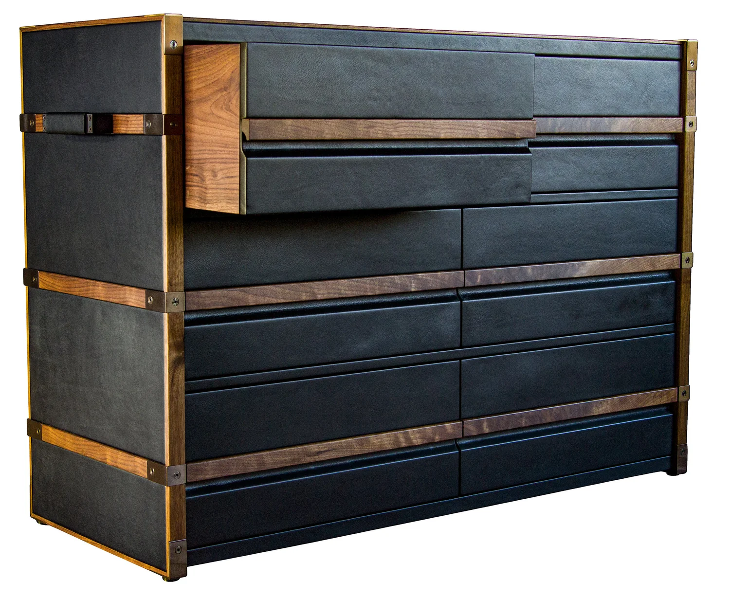 Collingwood Dresser Trunk — Leather-Clad Campaign Dresser — Richard ...