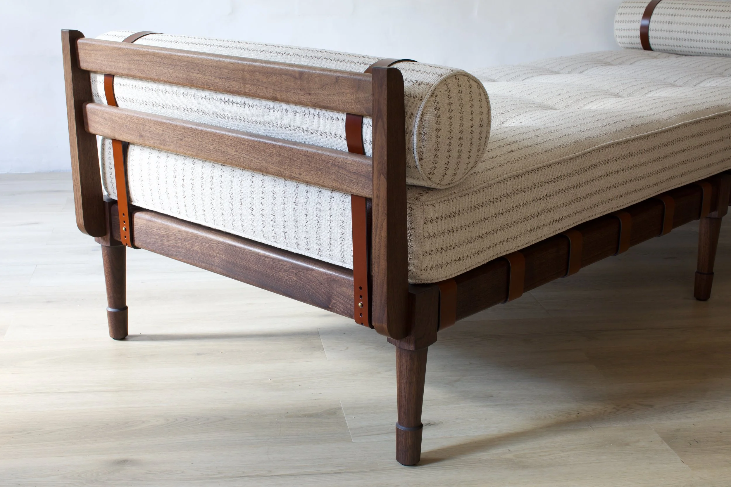 Jasper Day Bed — Campaign Daybed with Leather Strapping — Richard ...