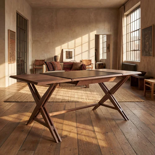 Desk — Campaign Writing Desk with Leather Blotter — Richard Wrightman ...