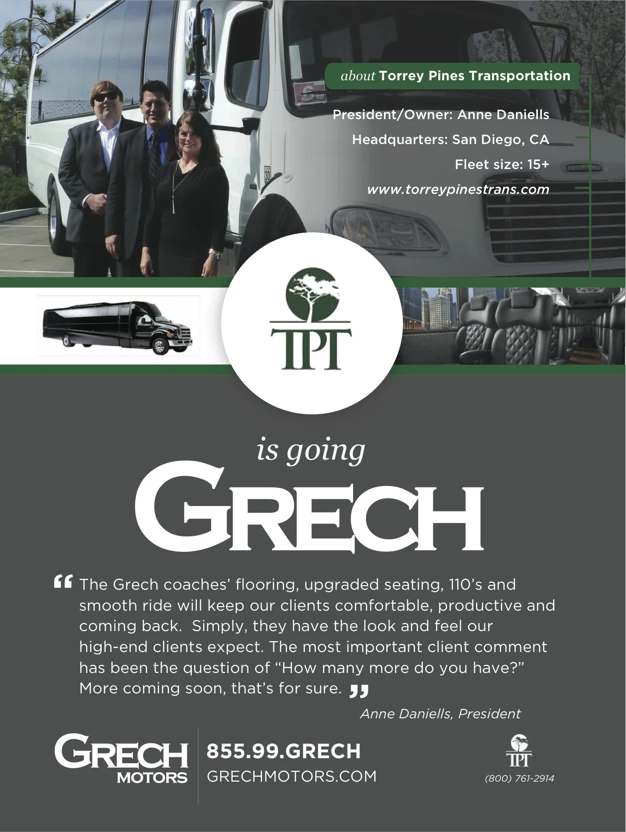 Grech Motors - "Going Grech" — Grech Motors | Luxury Shuttle Bus ...