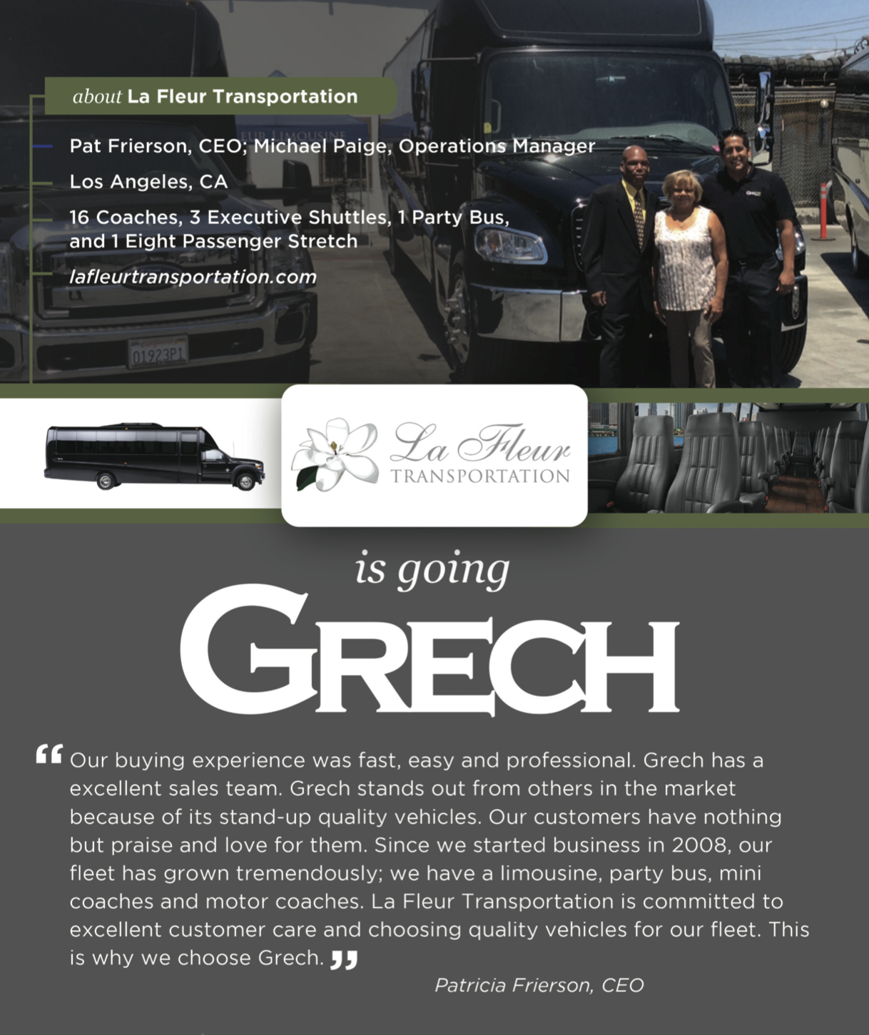 Grech Motors - "Going Grech" — Grech Motors | Luxury Shuttle Bus ...