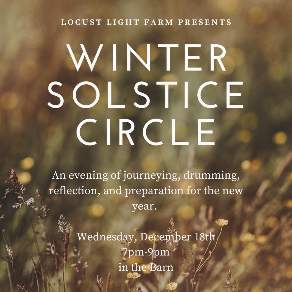 Healing Herbs | Winter Solstice Circle |Classes