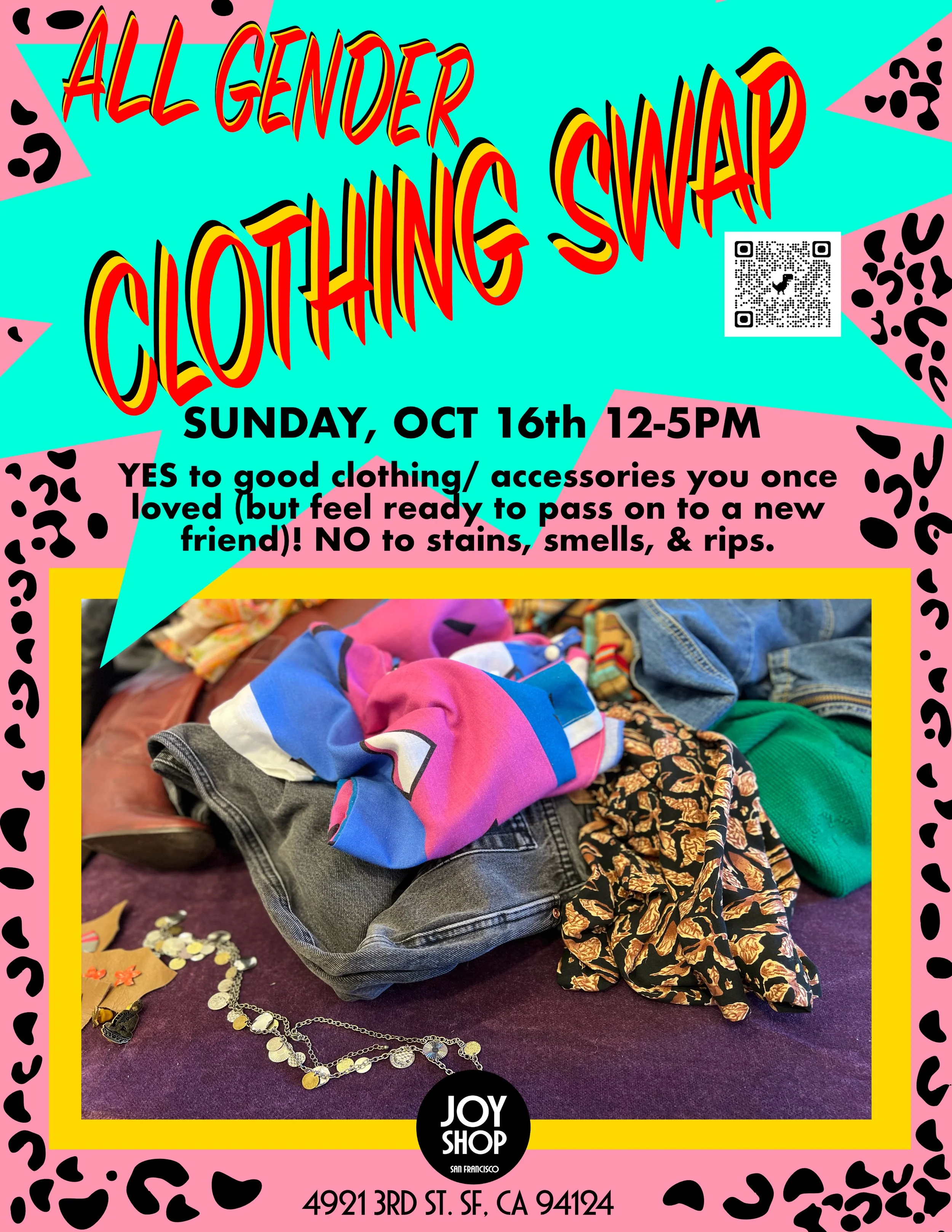 ALL GENDER CLOTHING SWAP! — Joy Gallery