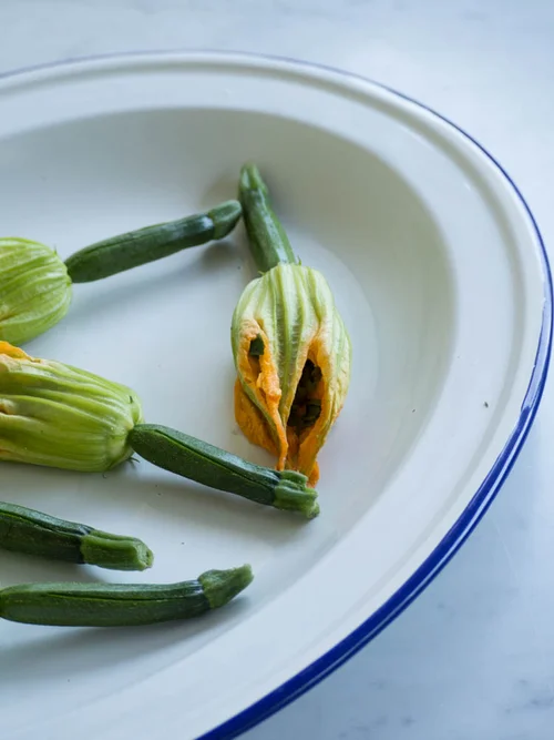 Shallow Fried Zucchini Flowers & Slow Roasted Tomato Sauce — Kulinary ...