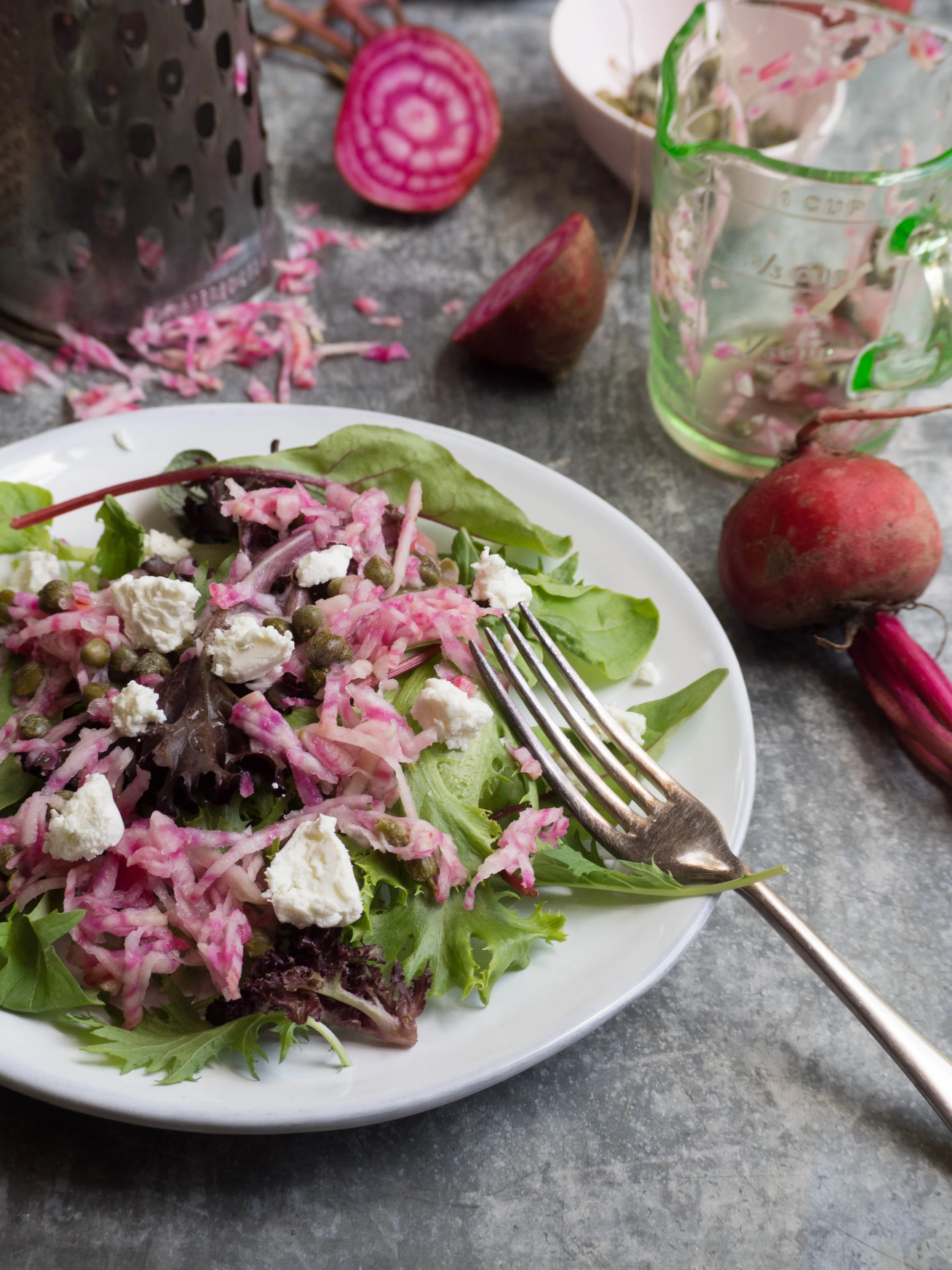 Quick Pickled Beetroot + A Chioggia Beetroot & Goats Cheese Salad ...