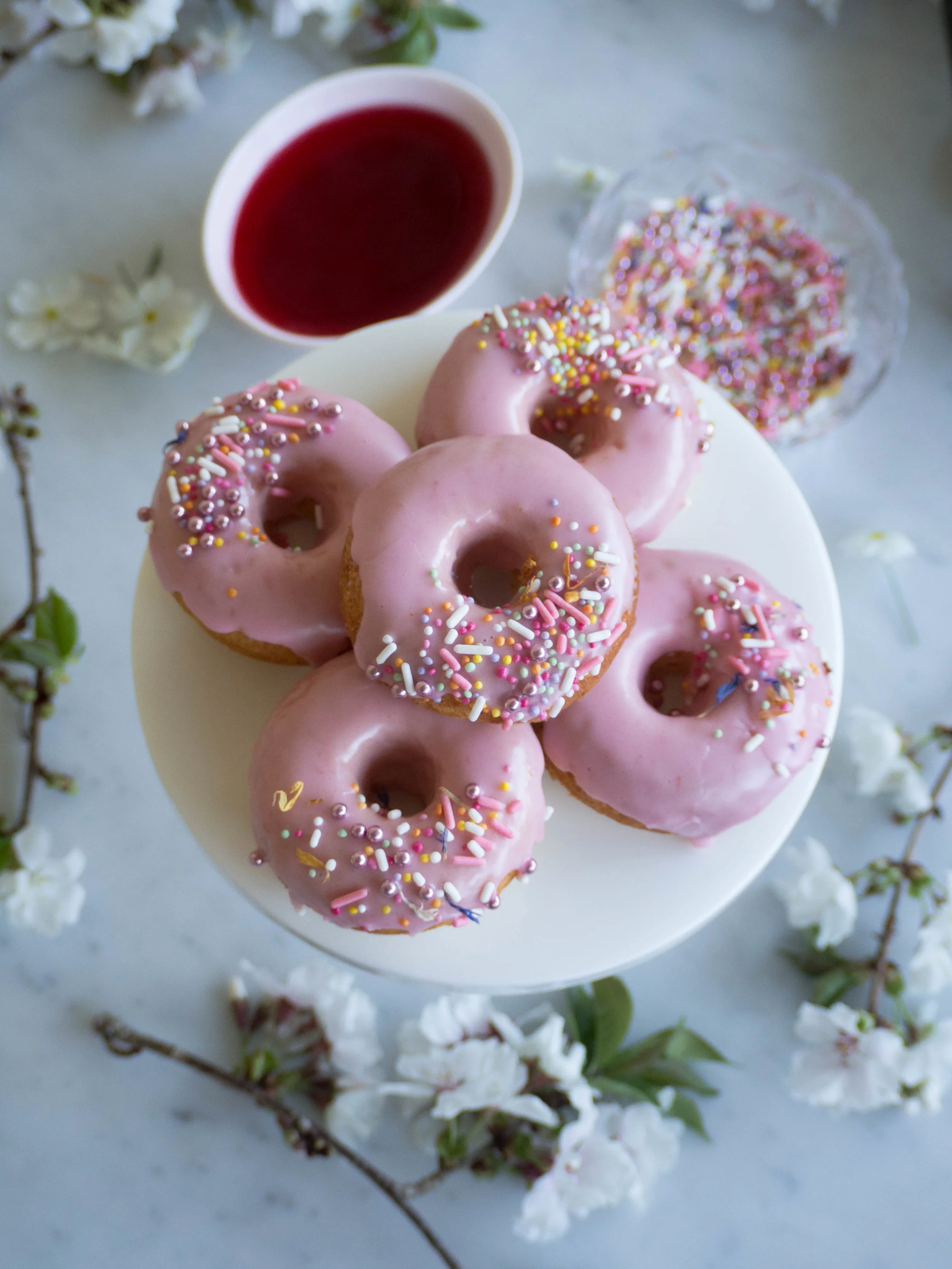 Baked Vanilla Doughnuts with Blood Orange Icing — Kulinary Adventures ...