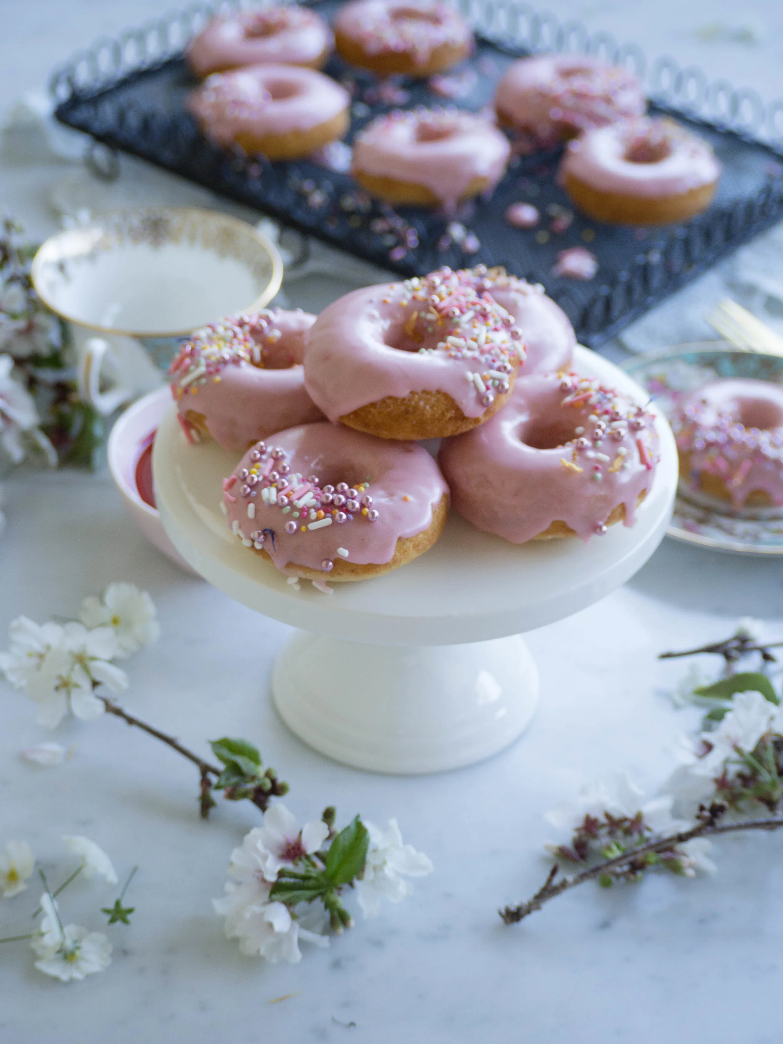 Baked Vanilla Doughnuts with Blood Orange Icing — Kulinary Adventures ...