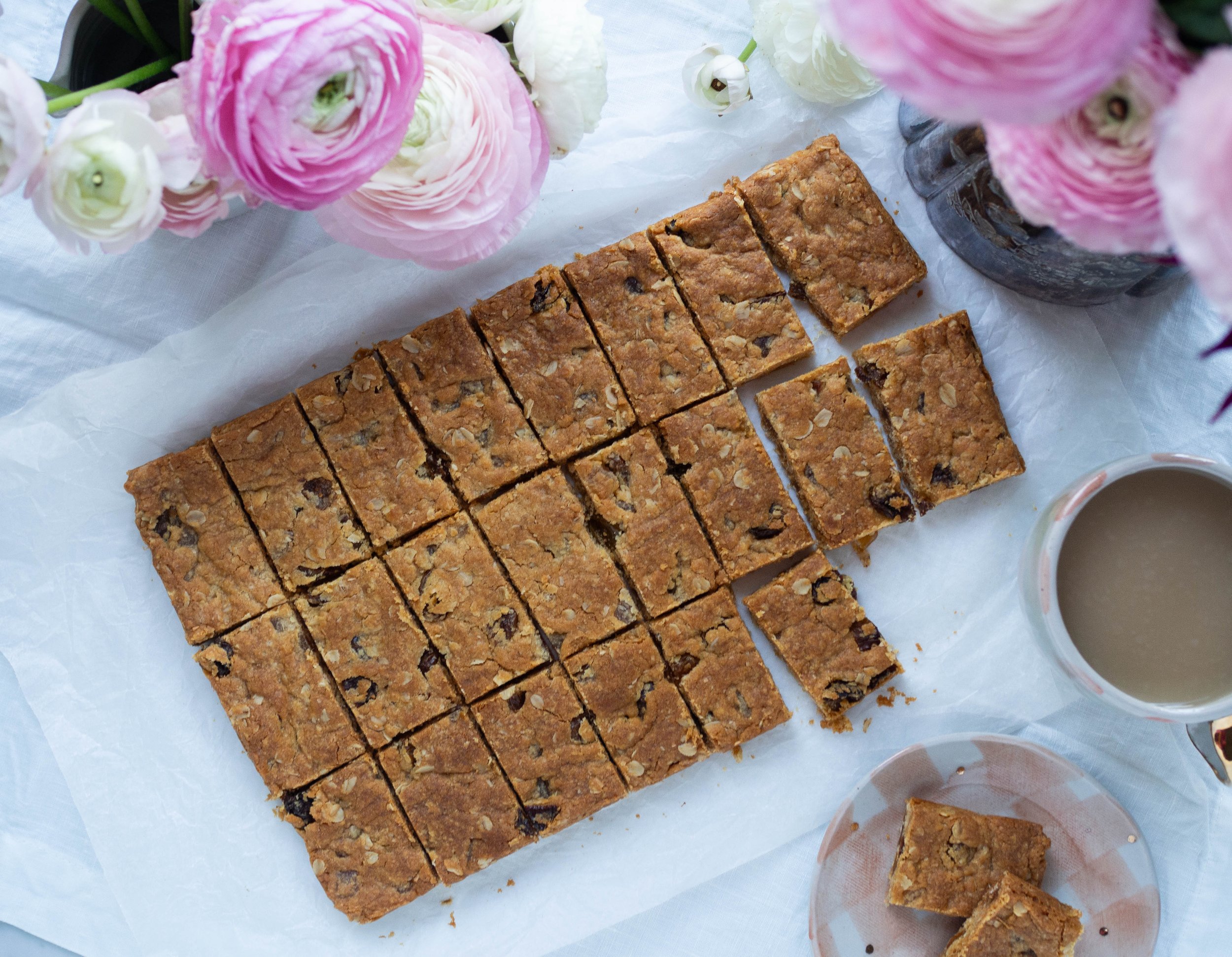 Ginger Oat and Raisin Slice — Kulinary Adventures of Kath