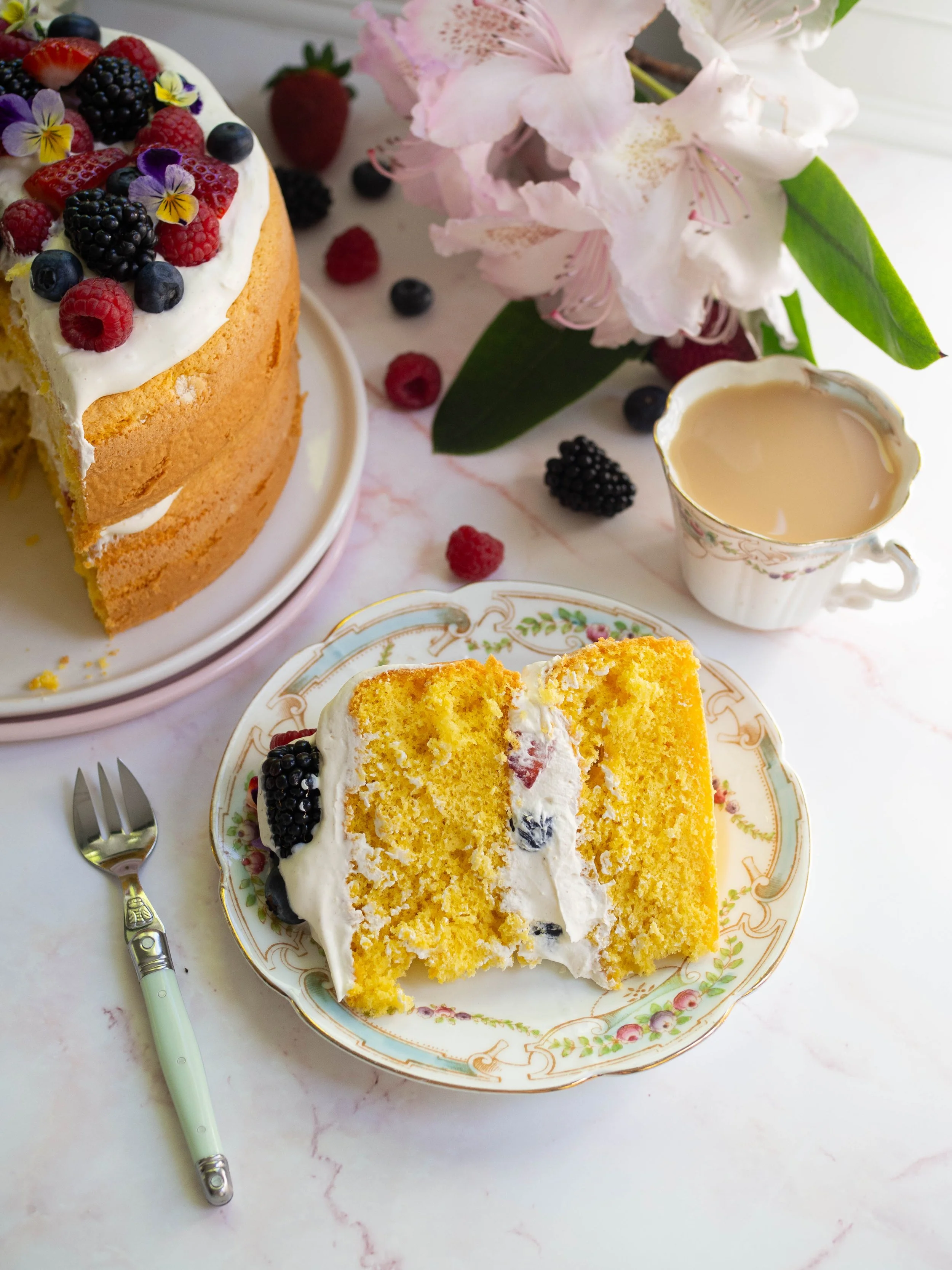 Double Layer Duck Egg Sponge Cake — Kulinary Adventures of Kath