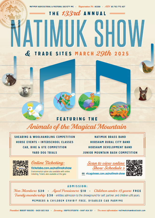 Natimuk Annual Show — Victorian Agricultural Shows