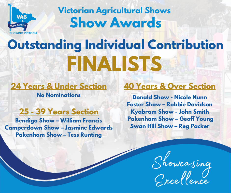 OUTSTANDING INDIVIDUAL CONTRIBUTION AWARD - Finalists Announcement ...