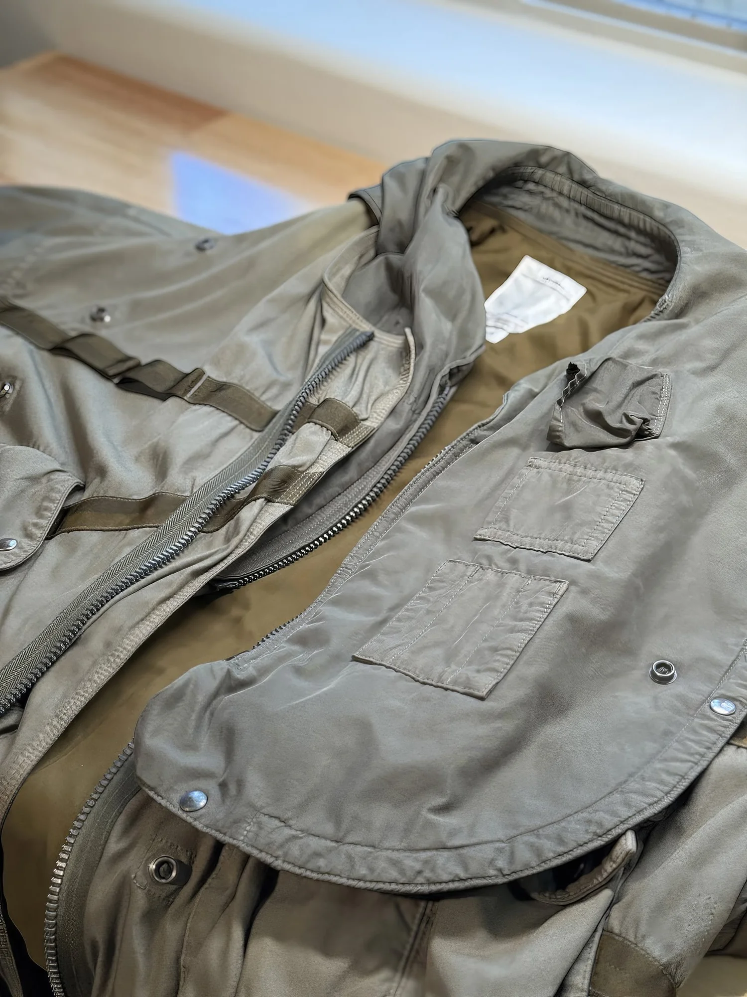 CustomFab USA | Sewing Contractors — Visvim Paratrooper Coat Meets ...