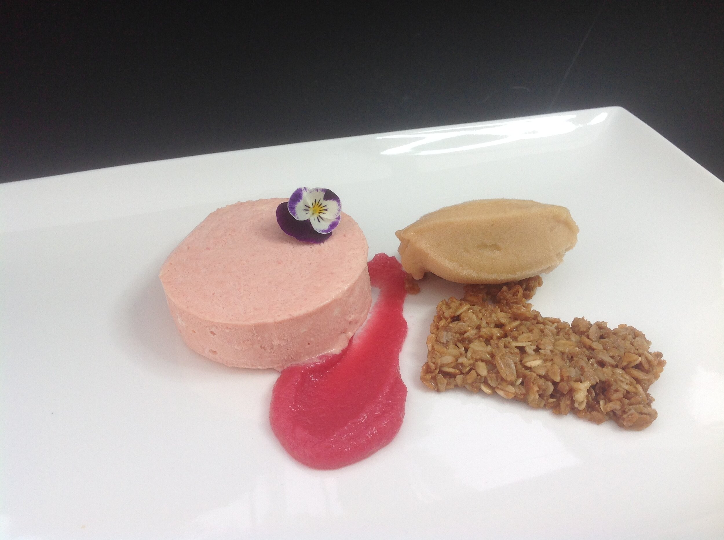 essence - crab apple parfait with green apple and haw sorbet — Cheoff