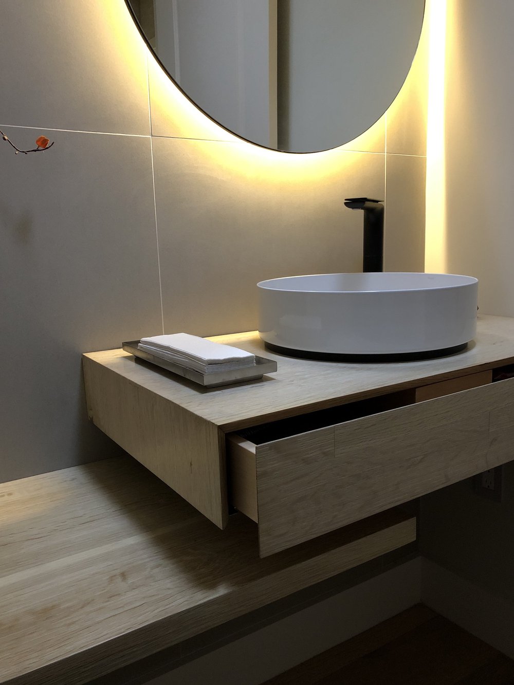 Custom Made Floating Bathroom Vanity