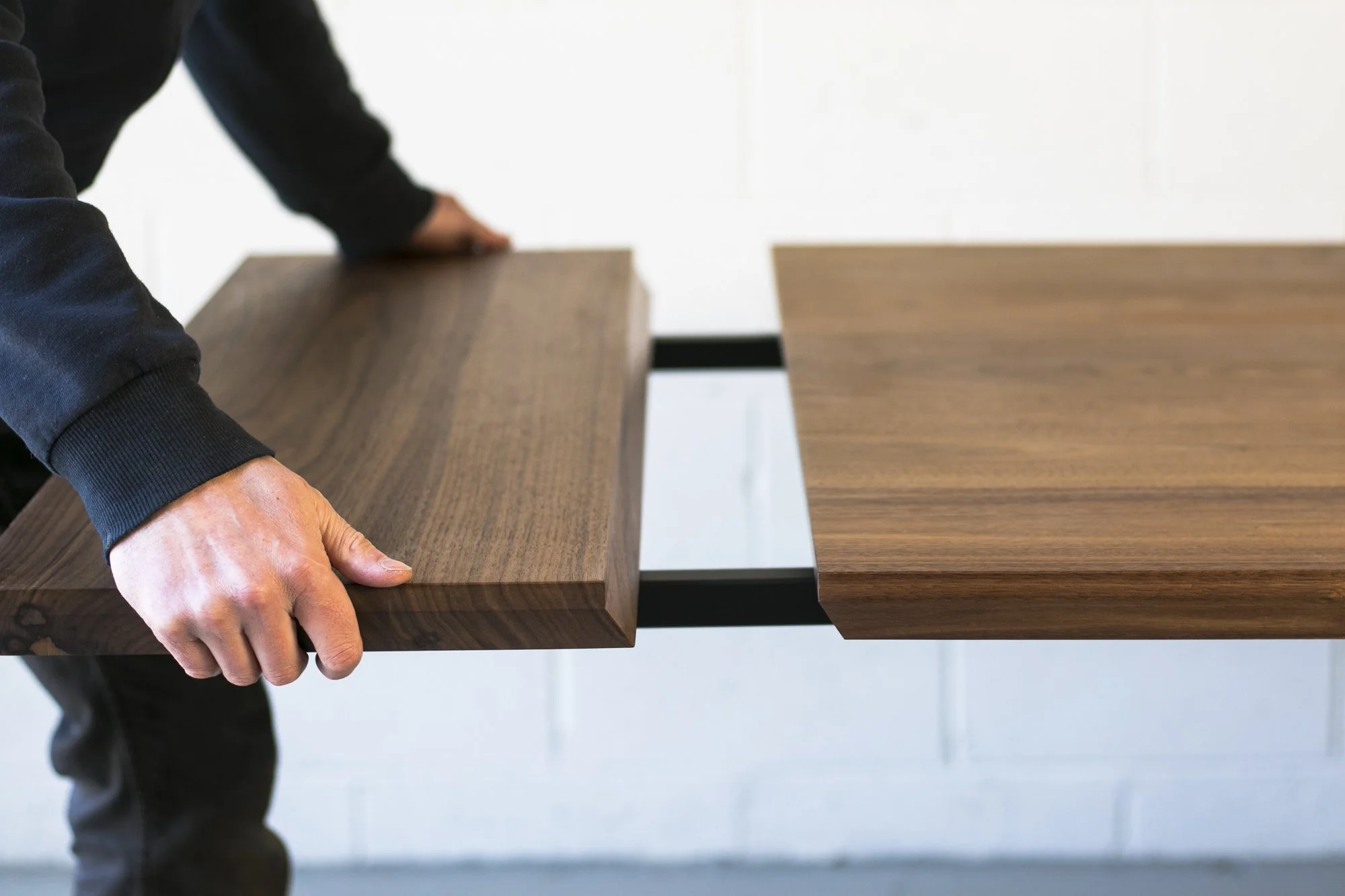 'Framework' Walnut Dining Table // Japanese Style Trestle Solid Wood ...
