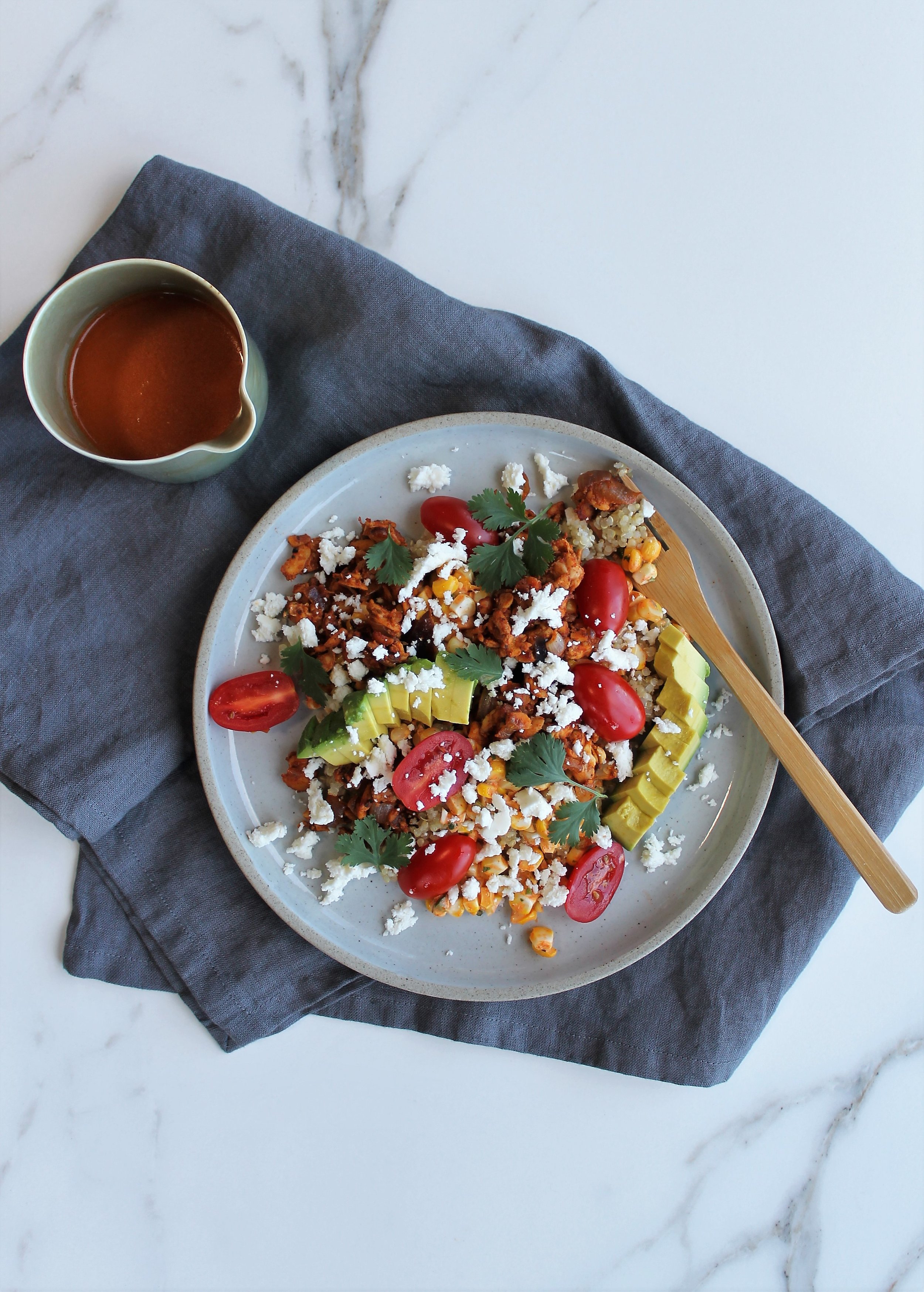 Grilled Corn & Lime Quinoa Bowls with Creamy Ranch — Whole Nourishment