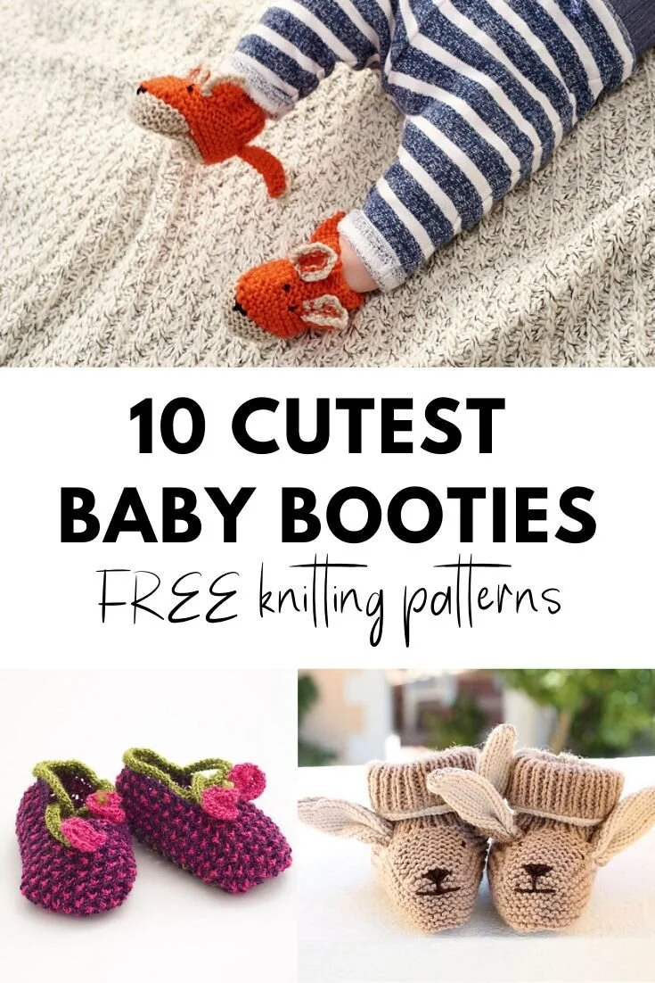 10 Cutest Baby Booties Free Knitting Patterns — Blog.NobleKnits