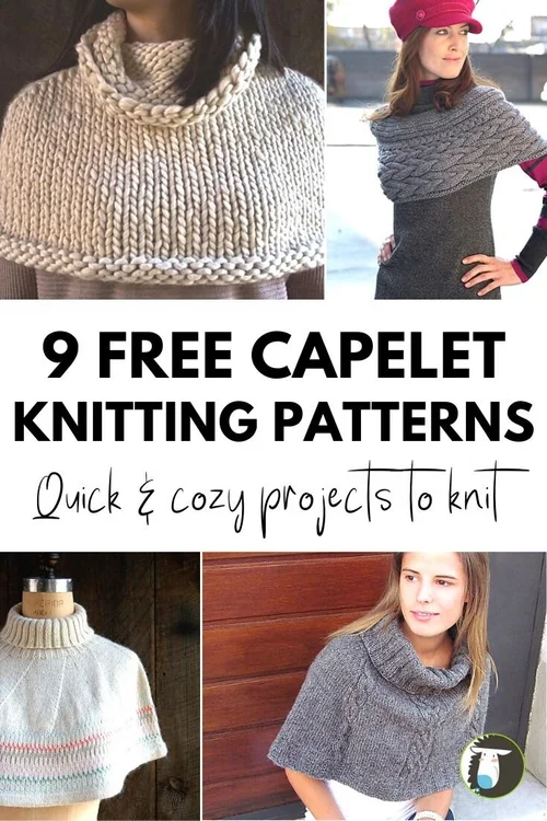 9 Capelet Free Knitting Patterns — Blog.NobleKnits