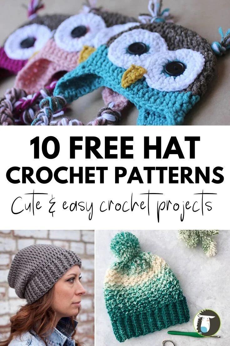 10 Fabulous & Free Hats Crochet Patterns — Blog.NobleKnits