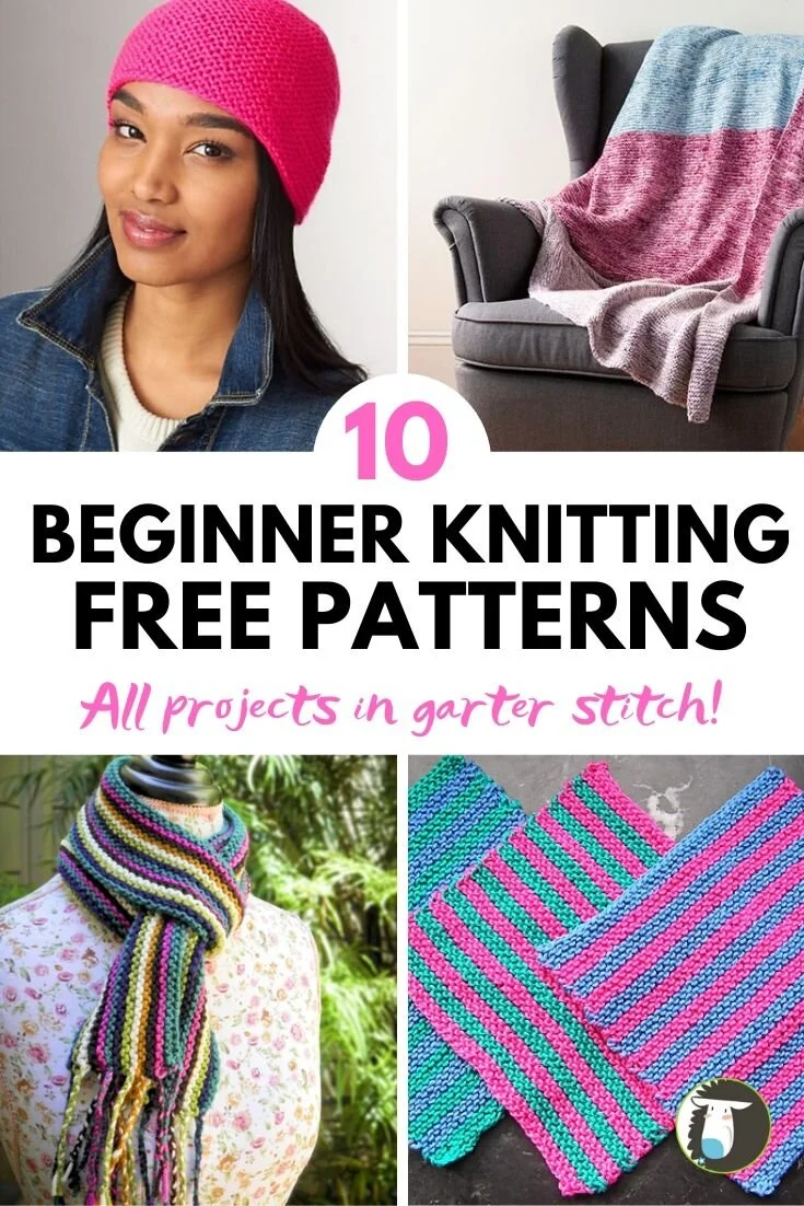 10 Absolute Beginner Free Knitting Patterns — Blog.NobleKnits