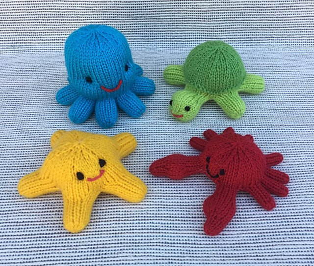 10 Free Sea Creatures Knitting Patterns — Blog.NobleKnits