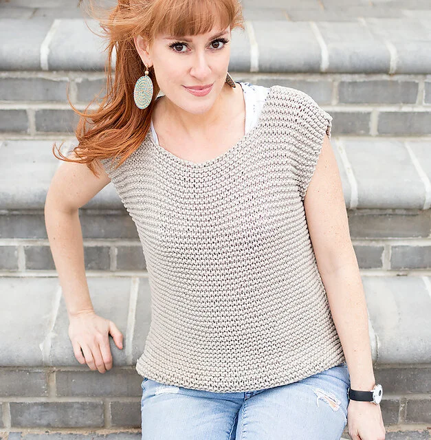 8 Summer Sleeveless Tank Knitting Patterns — Blog.NobleKnits
