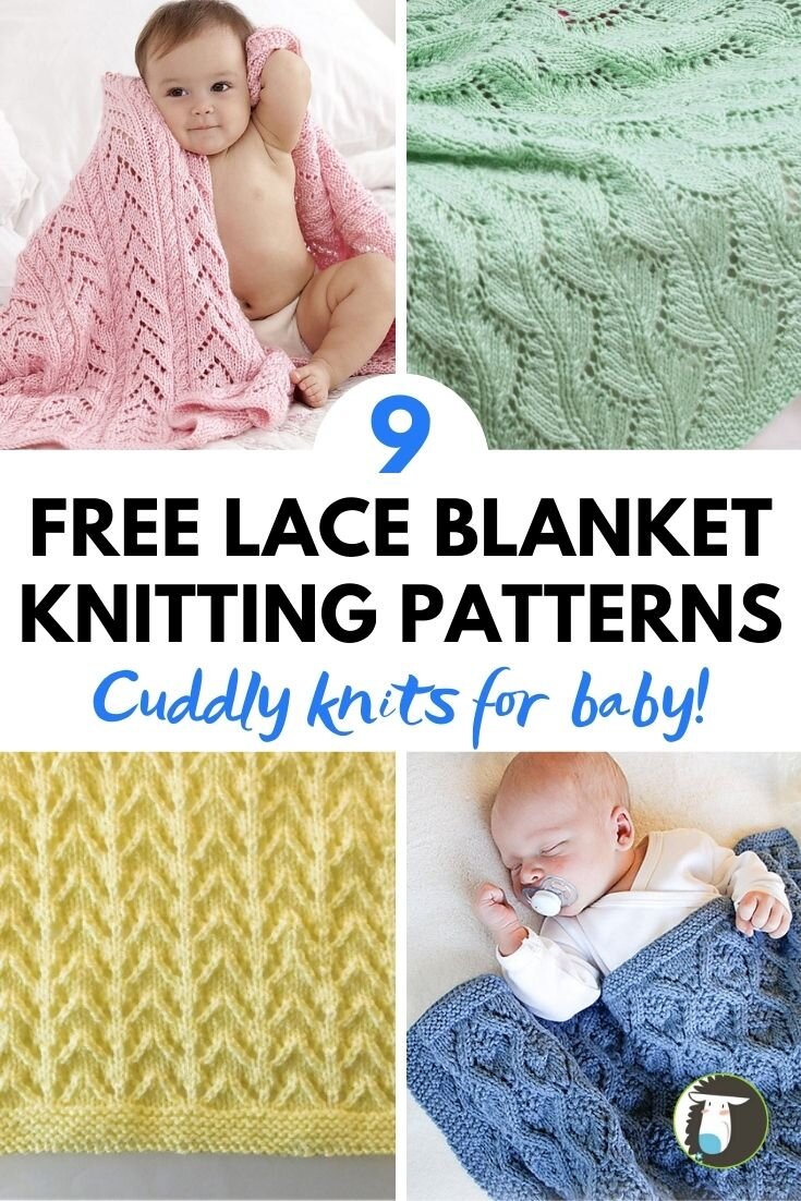 9 Lace Baby Blanket Free Knitting Patterns — Blog.NobleKnits