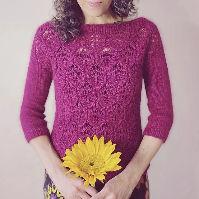 10 Pretty Lace Sweater Knitting Patterns — Blog.NobleKnits