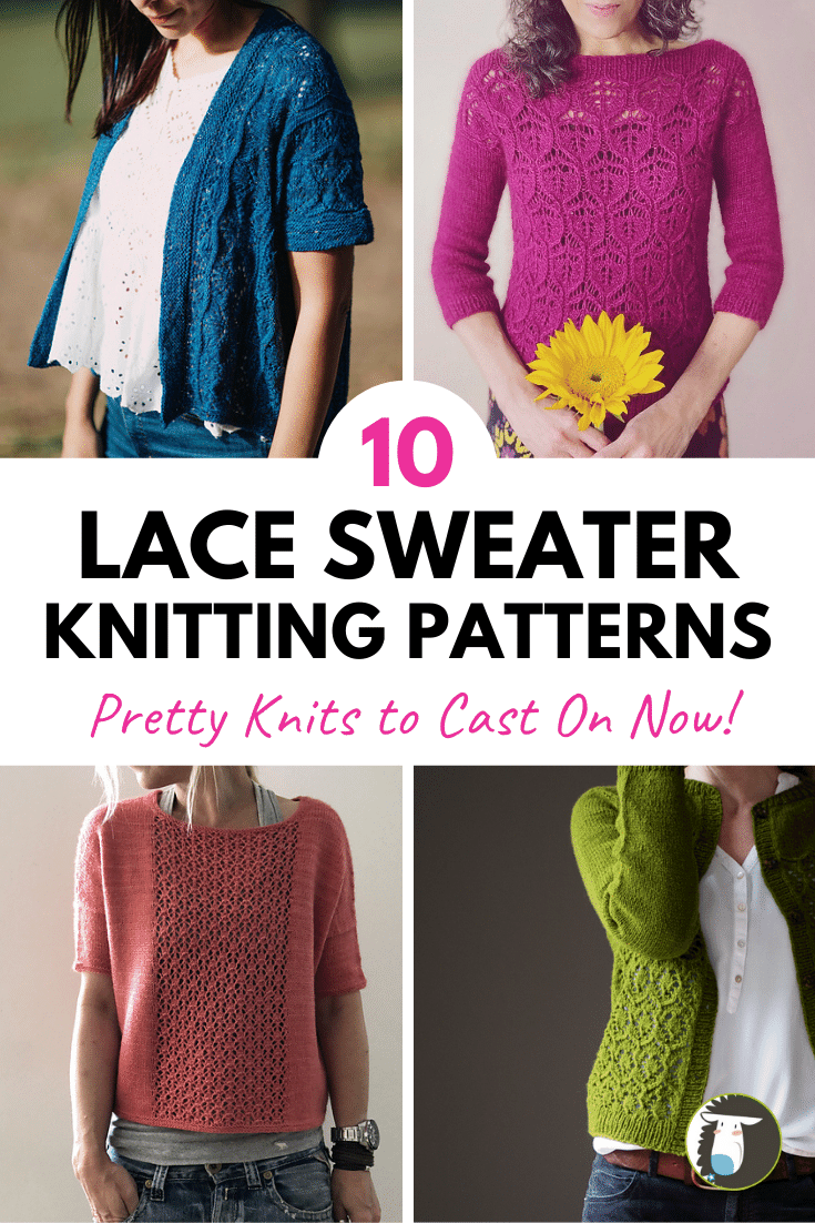 10 Pretty Lace Sweater Knitting Patterns — Blog.NobleKnits