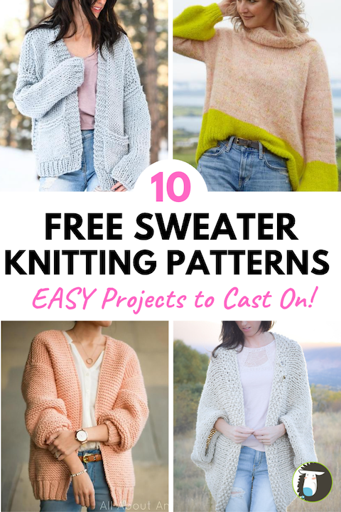 10 Best Free Sweater Knitting Patterns — Blog.NobleKnits