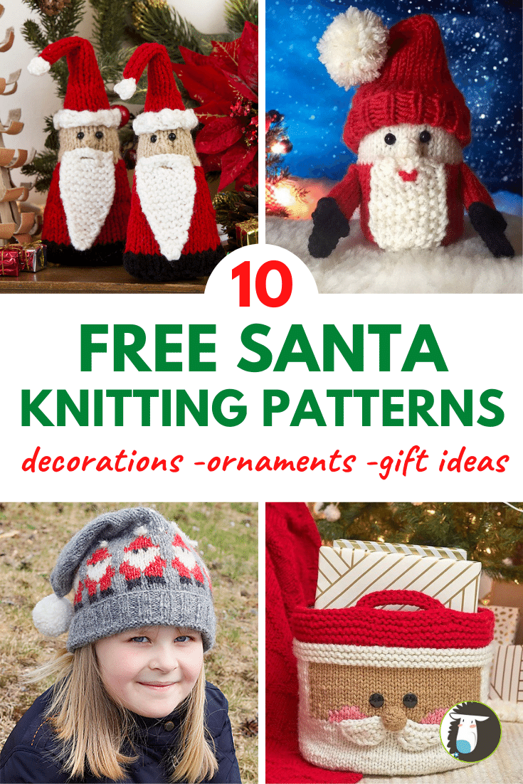 10 Free Santa Claus Knitting Patterns — Blog.NobleKnits