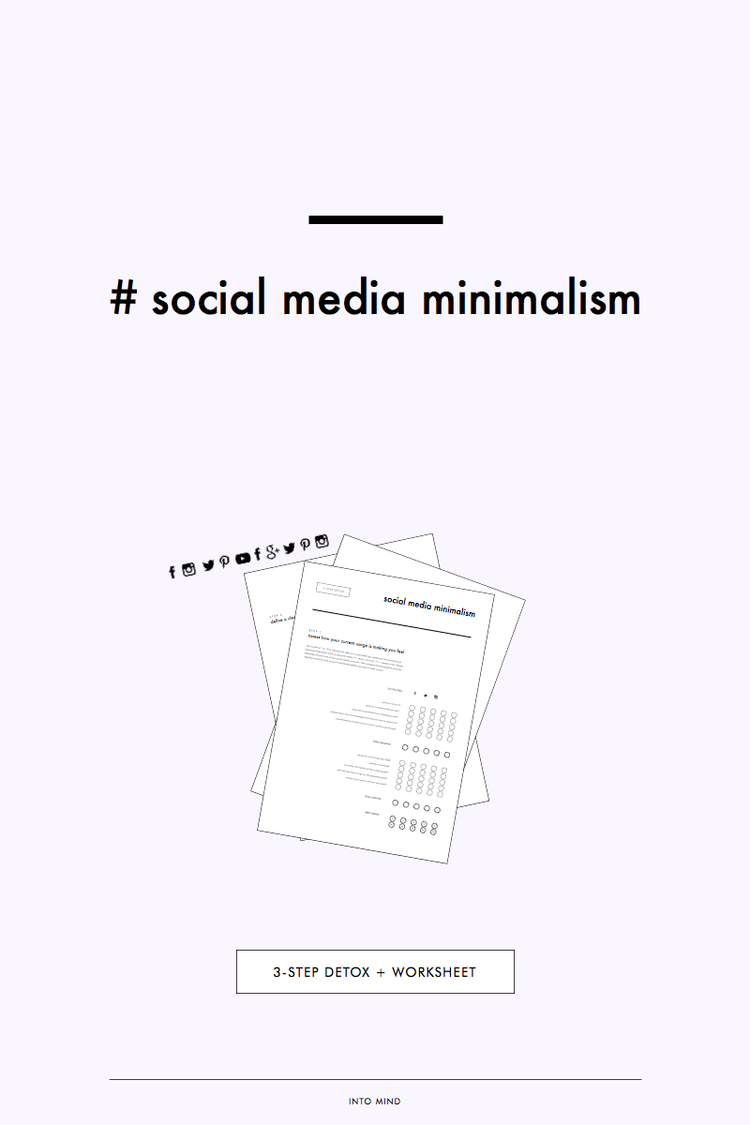 Social Media Minimalism: 3-Step Detox (incl. Worksheet) — Anuschka Rees