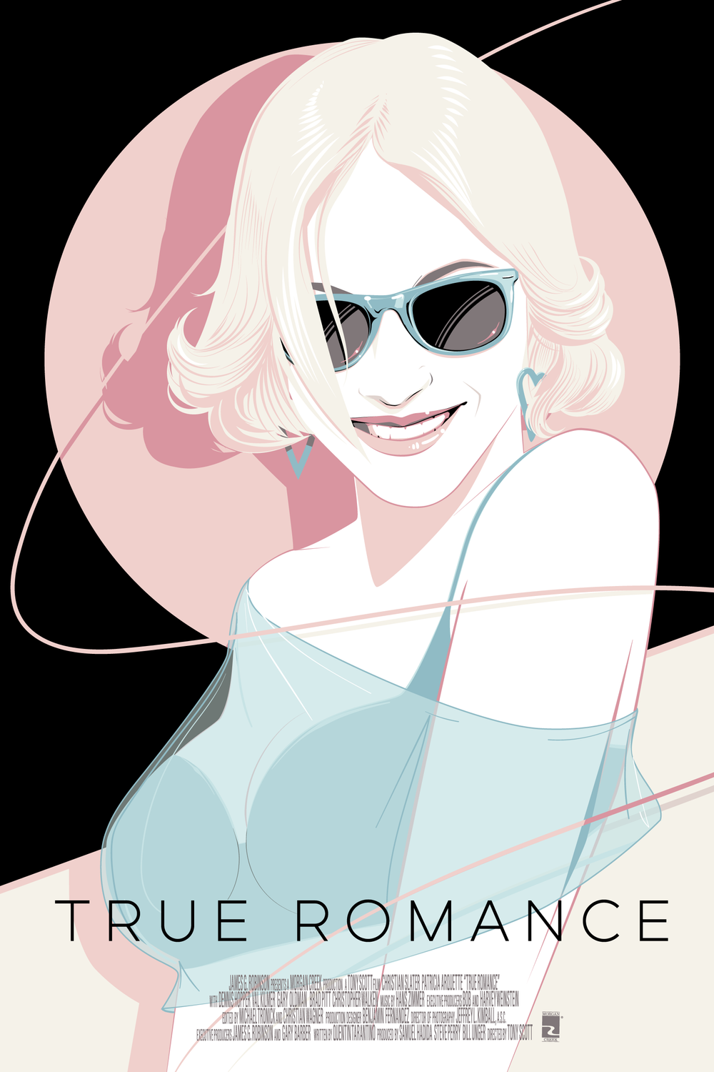 True Romance Minimalist Poster